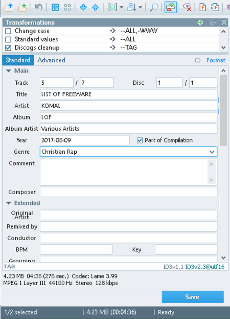 Mp3 ID3 Tags - The Podcast VA